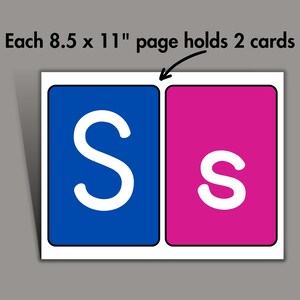 Alphabet Flashcards, Alphabet Uppercase and Lowercase Letters, Alphabet ...