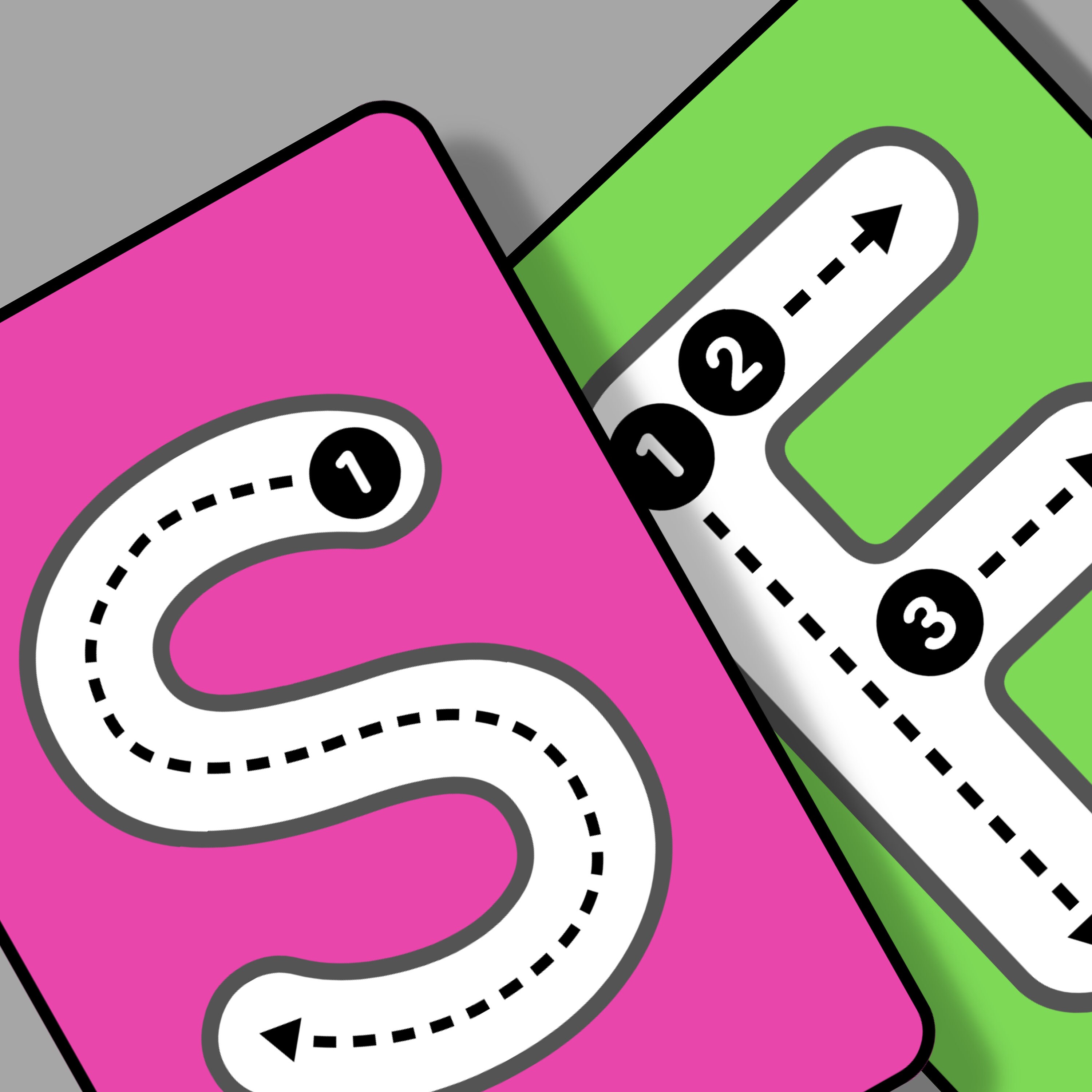 Alphabet Tracing Flashcards, Alphabet Uppercase Letters, Alphabet Cards ...