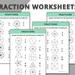 Printable Fraction Worksheets | Basic Fractions | Fraction Math ...