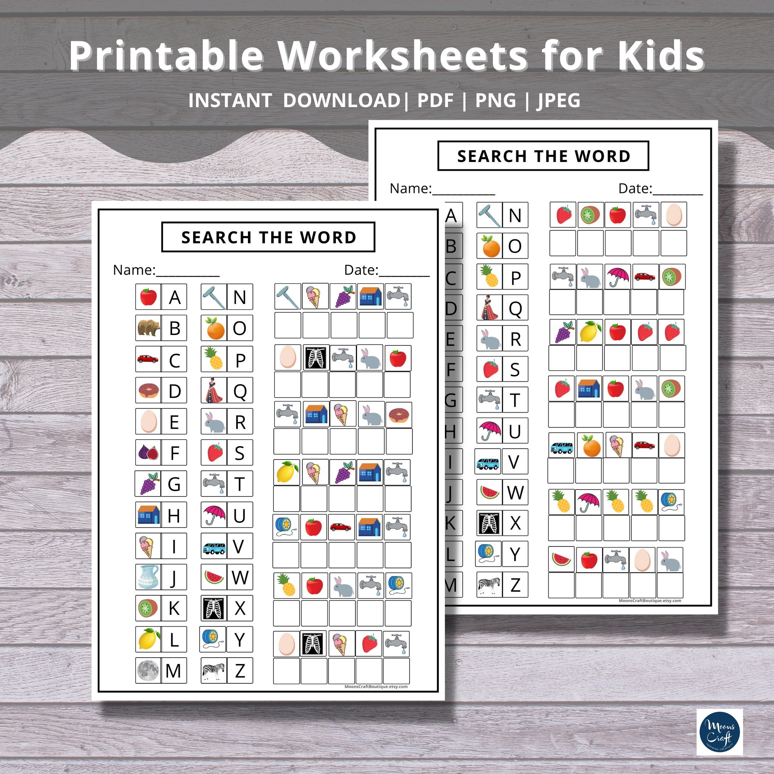 Spelling Practice | Printable Worksheets for Kids in Preschool ...