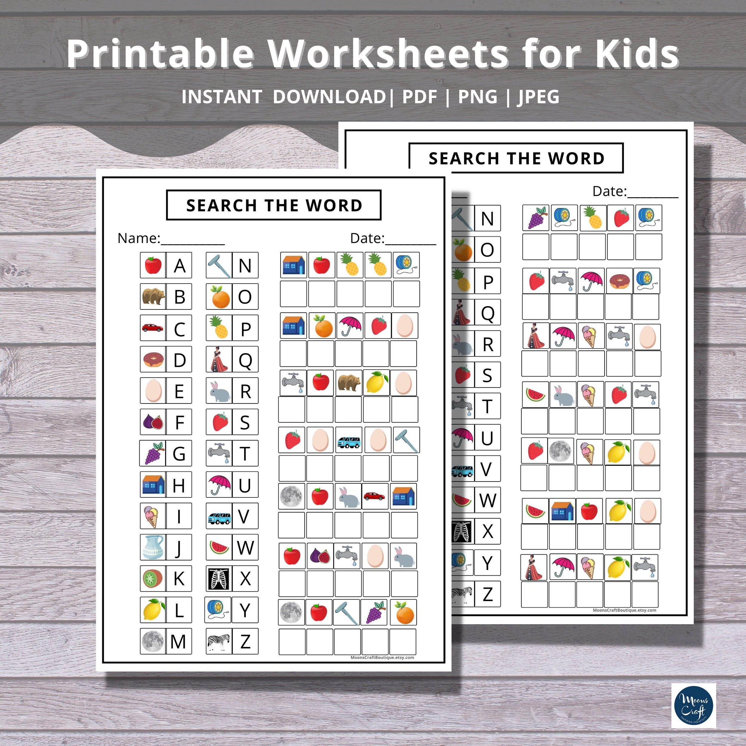 Spelling Practice | Printable Worksheets for Kids in Preschool ...