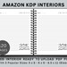 Amazon KDP Lined Interior / Ready to Upload PDF Files / KDP Templates ...
