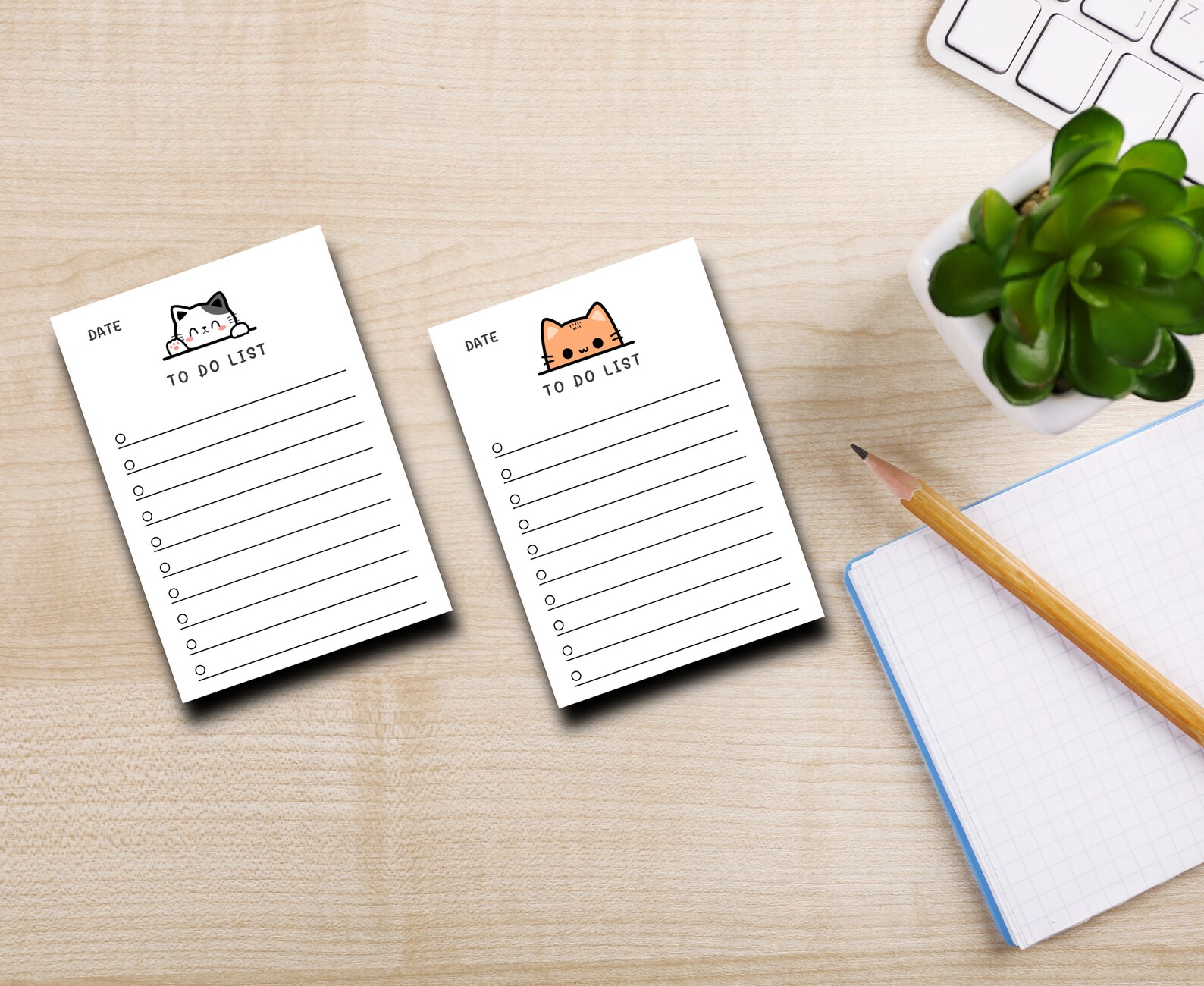 To Do List Notepads 7x10 Notepads Cute to Do List Memo Pad Cute Notepad ...