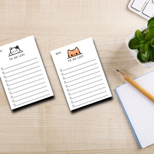 To Do List Notepads 7x10 Notepads Cute to Do List Memo Pad Cute Notepad ...