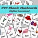 CVC Phonic Flashcards for Kids in Preschool, Kindergarten and ...