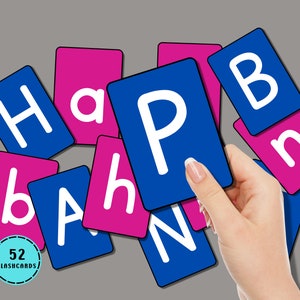 Alphabet Flashcards, Alphabet Uppercase and Lowercase Letters, Alphabet ...