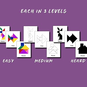 Printable Tangrams/puzzle Activity for Preschool, Kindergarten and ...
