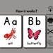 Alphabet Flashcards, ABC Printable Picture Flashcards, Printable ...