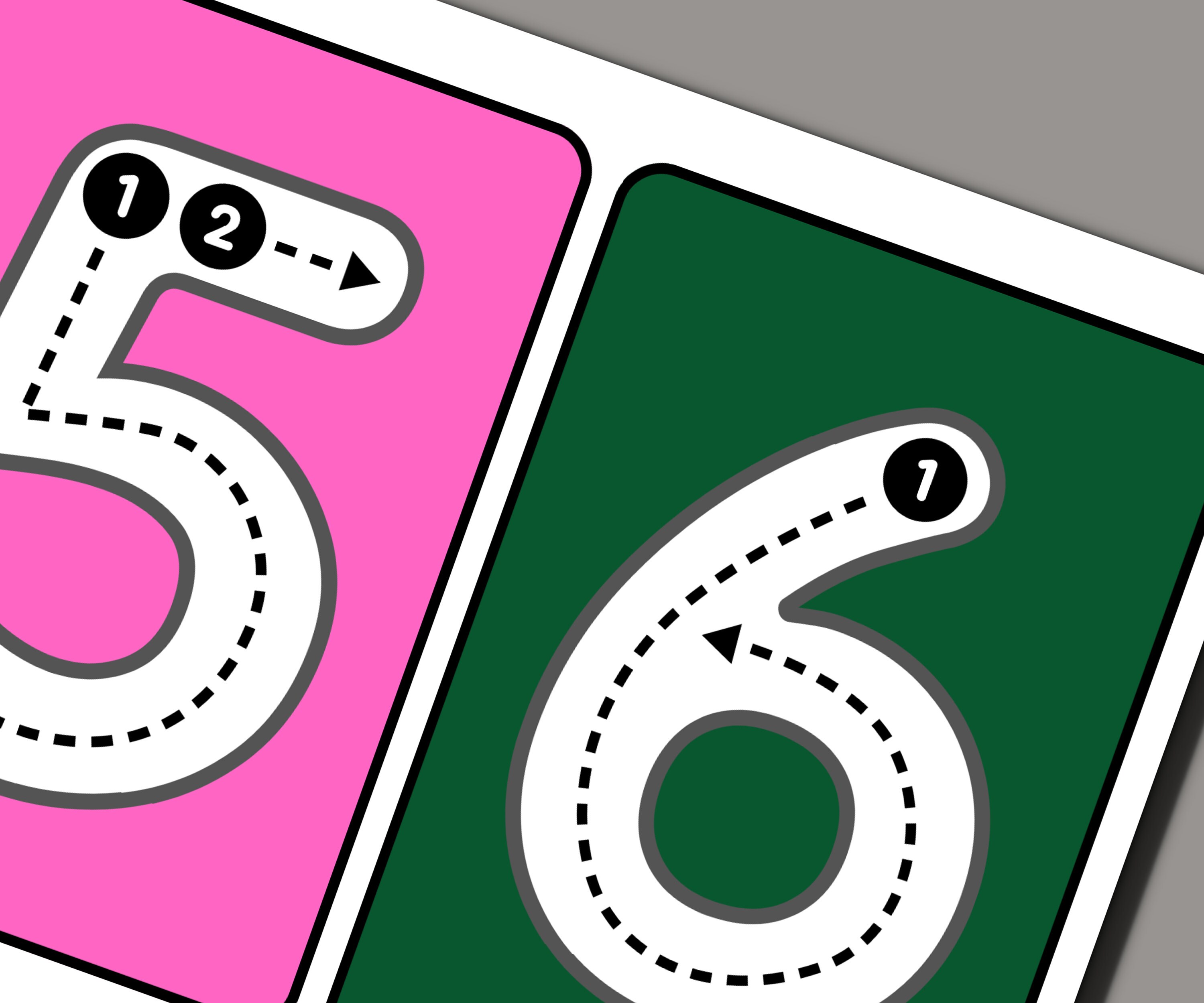 Numbers Tracing Flashcards, 0-9 Number Tracing, Number Flashcards, Home ...