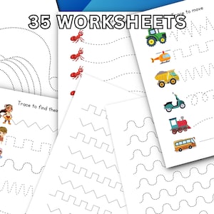 Prewriting Worksheets, Line Tracing Worksheets, Handwriting Practice ...