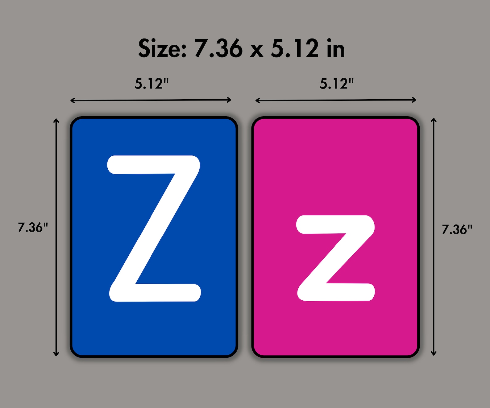 Alphabet Flashcards Alphabet Uppercase and Lowercase Letters - Etsy