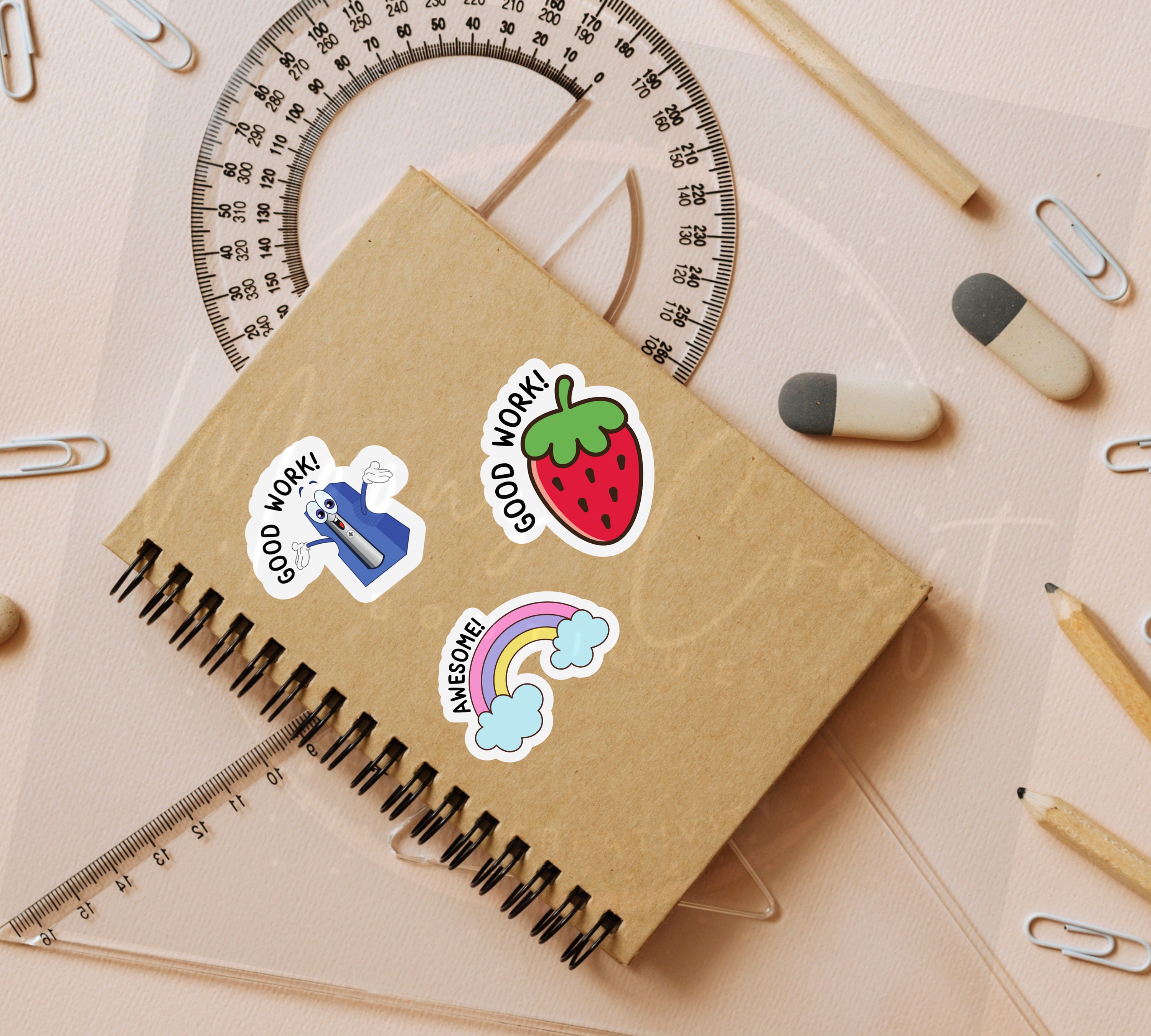 Reward Stickers Motivational Reward Stickers Colorful Fun Sticker Cute ...