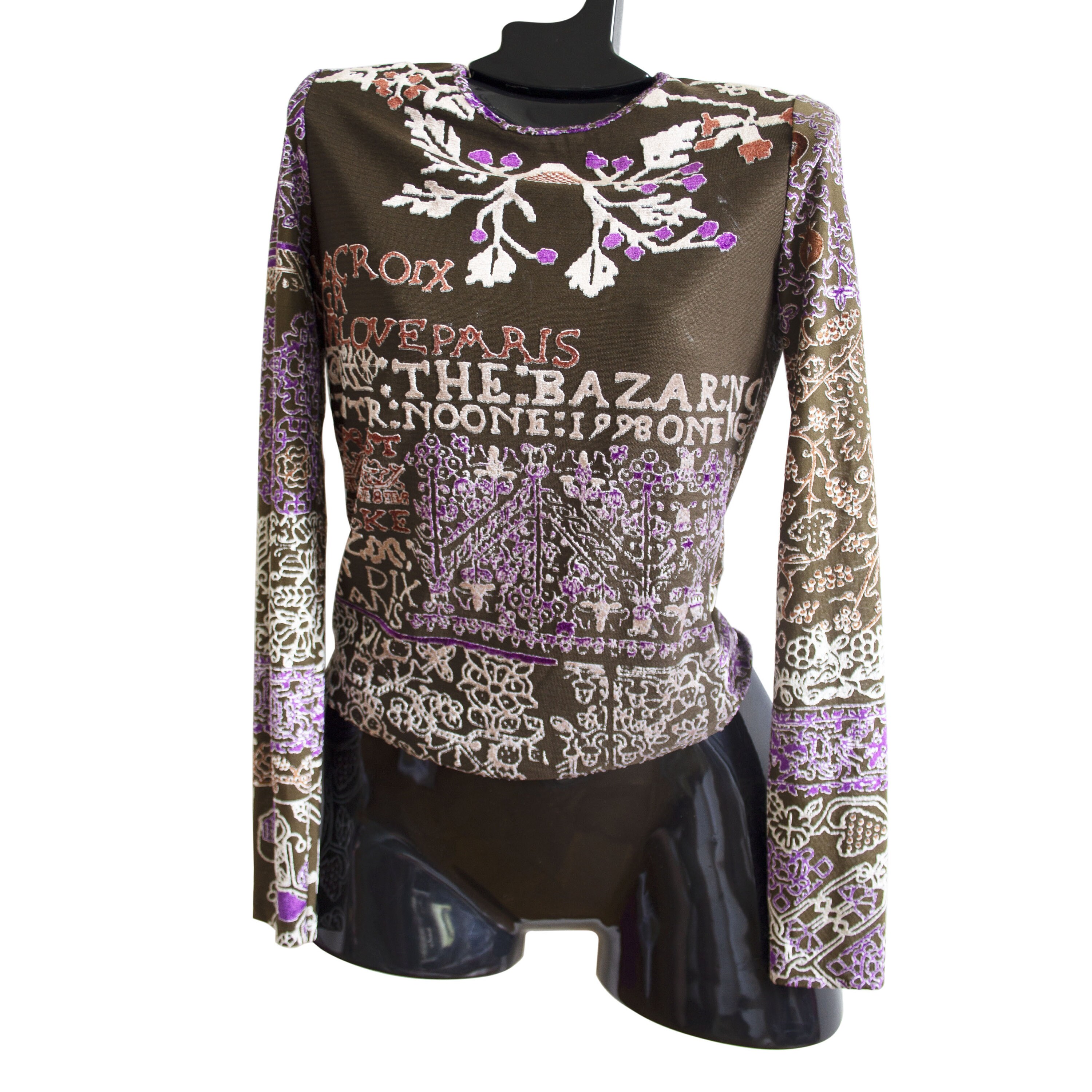 Christian Lacroix Bazar Top - Etsy UK