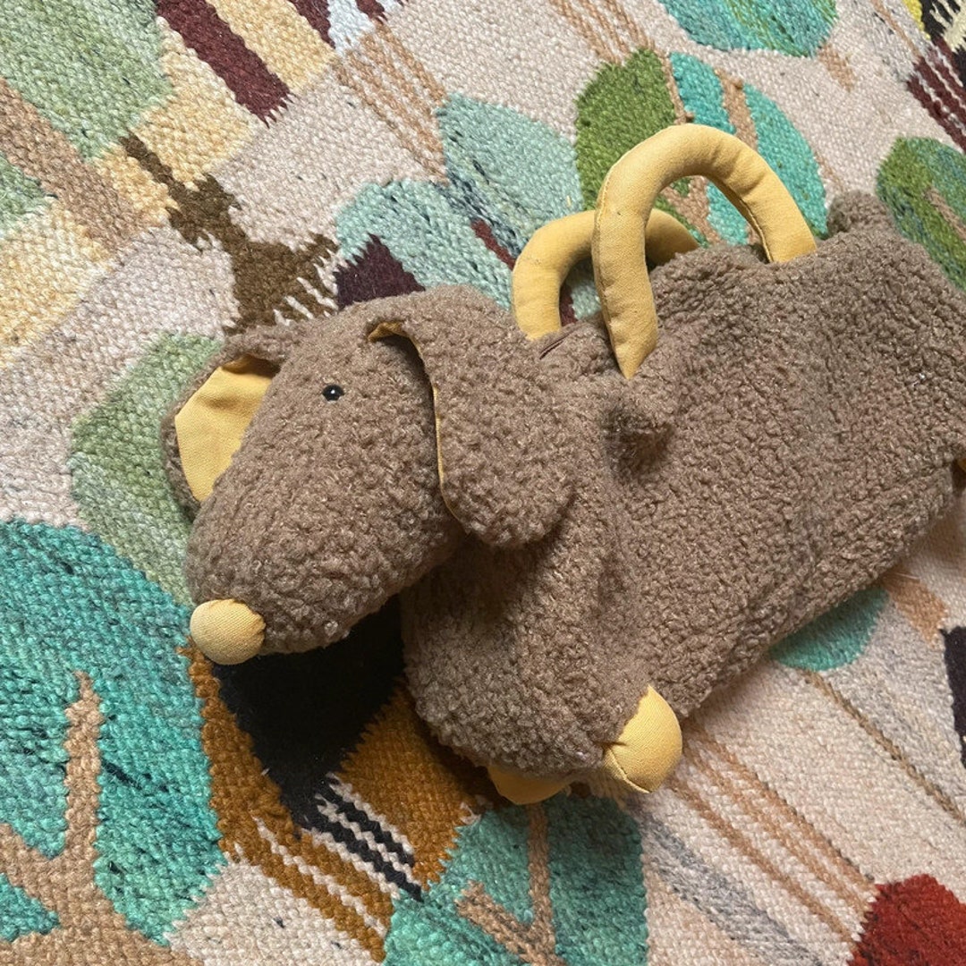 Vintage Iconis Dog Shaped Bag - Etsy