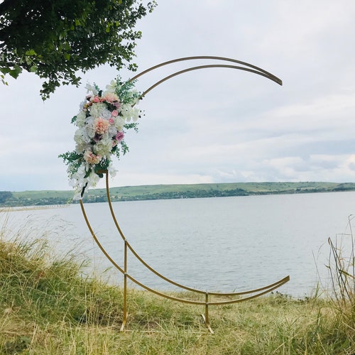 Moon Wedding Arch Wedding Arch Wedding Decor Wedding Metal Etsy