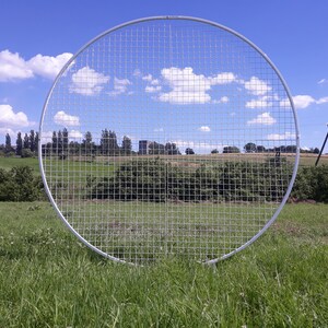 Round Mesh Metal Arch/wedding Arch Metal/ Floral Arch Ceremony Arch ...