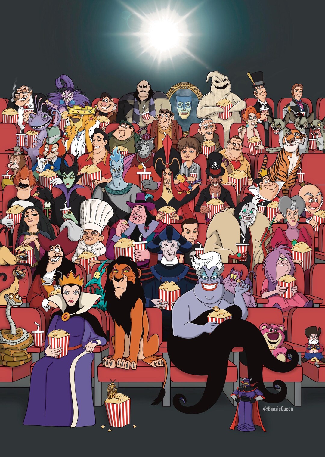 Villians-a3 Heavyweight Art Print - Etsy