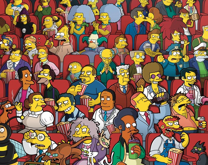 The Simpsons Family Wall Art Simpsons Wall Decorations Bart Simpson ...