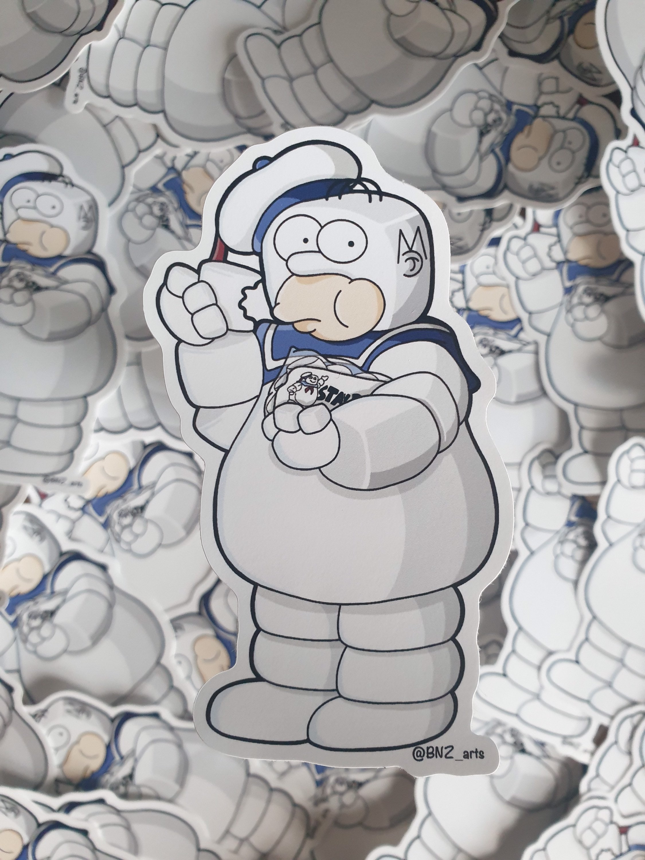 Homer Simpson Zombie stickervinyl stickerSimpsons stickerHomer ...