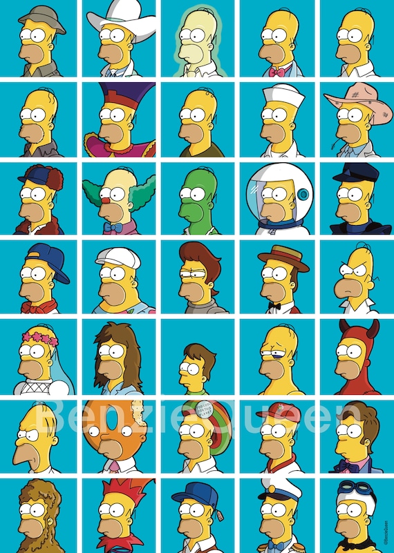 Bart Simpson Face Front