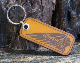 Leather Indian Motorcycle Key - Etsy