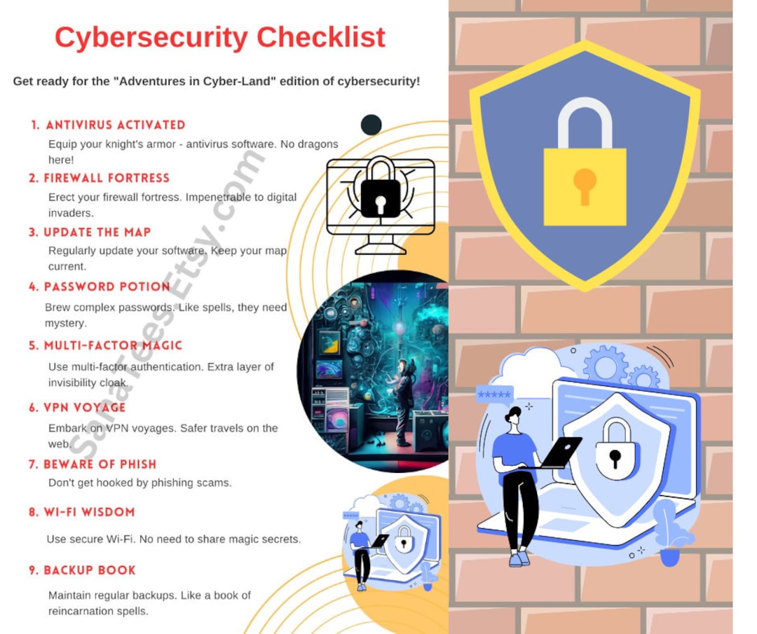 Cybersecurity Checklist Pdf Downloadable Your Cybersecurity Guide