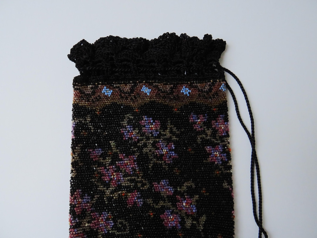 Antique Pearl Bag Pearl Bag Pompadour Pearl Bag Antique Wrist Bag 20s ...