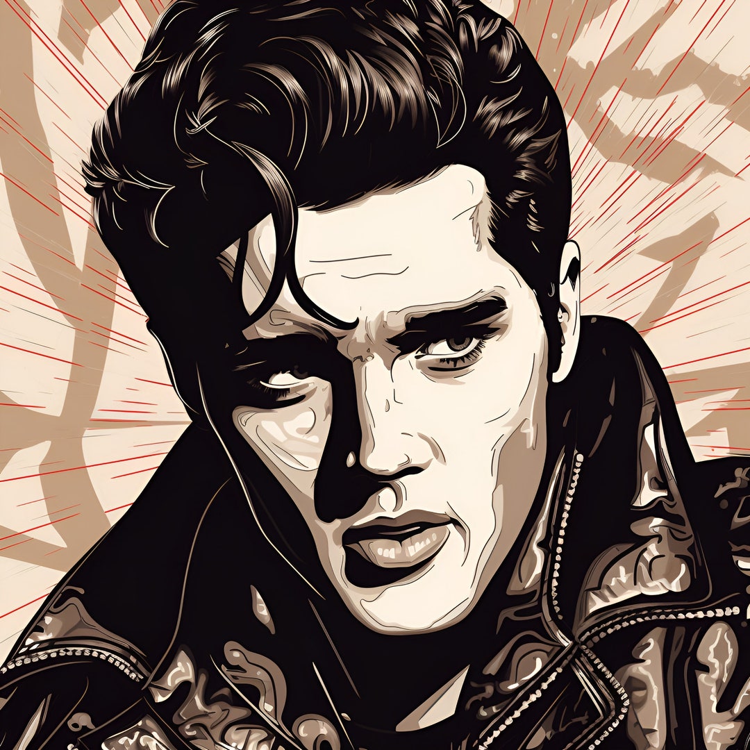 Elvis Presley Artwork - Etsy
