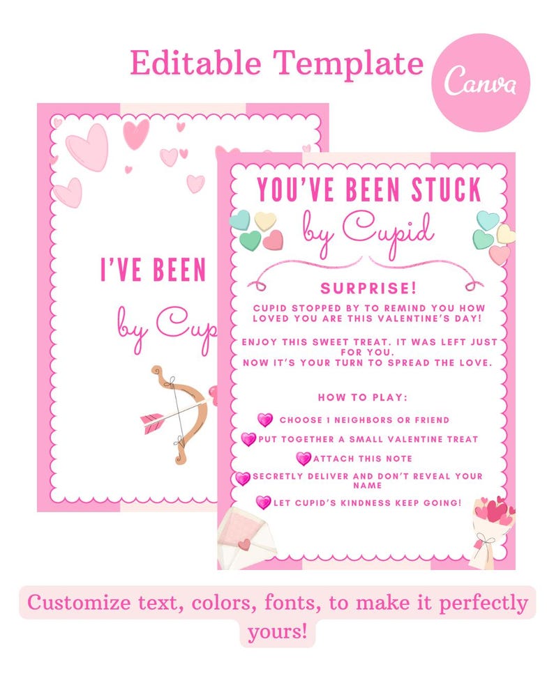 You’ve Been Cupid Valentine’s Day Treat Game (digital Download) - Etsy