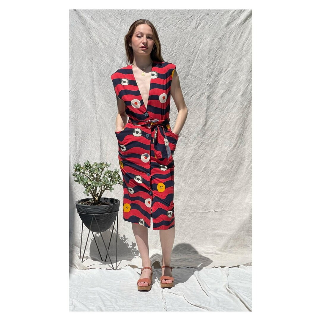 Vintage Dorothee Bis Cotton Sundress Avant Garde Designer Paris ...