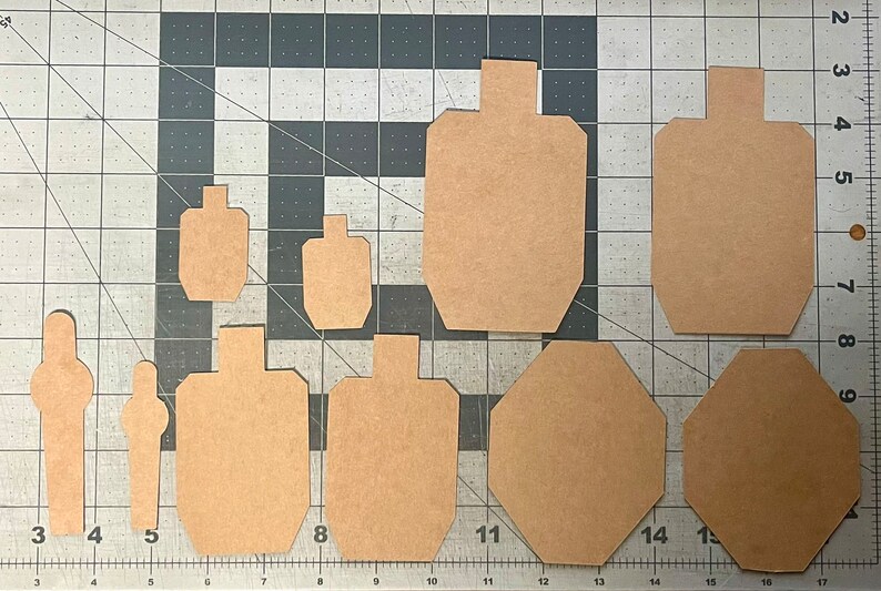 USPSA Training Target Kit for Dry Fire Shooting Practice With Free ...