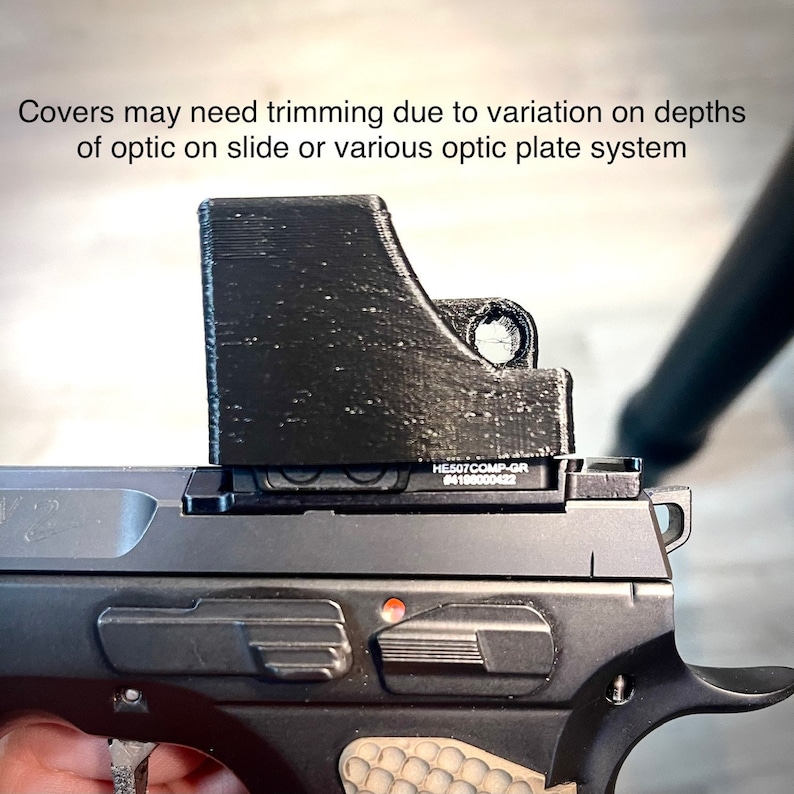 Holosun 507comp Cover: Flexible 3D Printed Optic Protector + Keychain ...