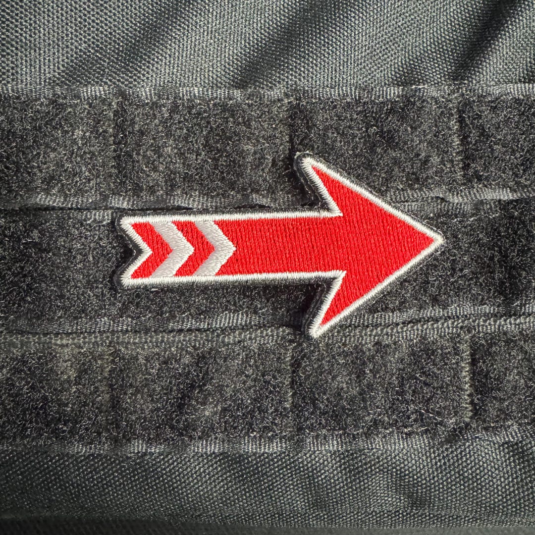 Red Arrow Morale Patch: Hook Backing, Muzzle Direction Indicator - Etsy