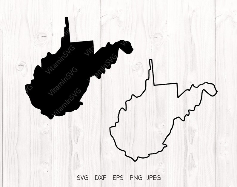 West Virginia svg West Virginia state svg file Files for | Etsy