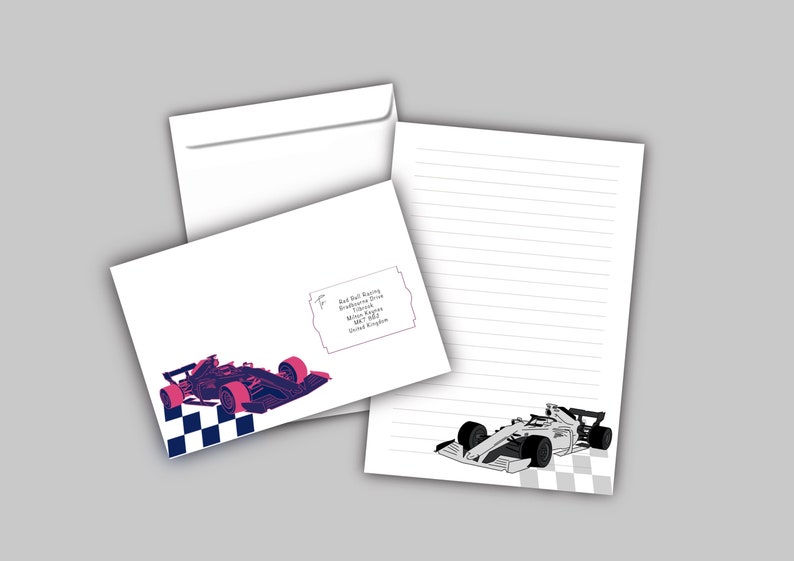 Formula 1 Stationery Sets F1 Letter - Etsy