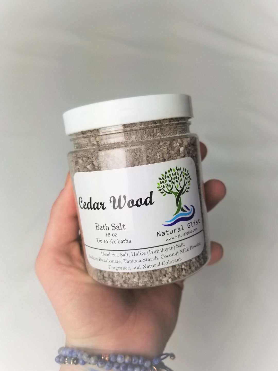 Bath Salt, Cedar Wood, Spa Gift, Vegan, Forest, Aroma Therapy, Natural ...