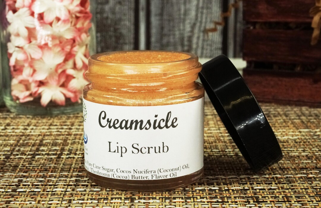 Creamsicle Lip Scrub, 1oz, Exfoliate, Hydrate, Lip Polish, Lip Care ...