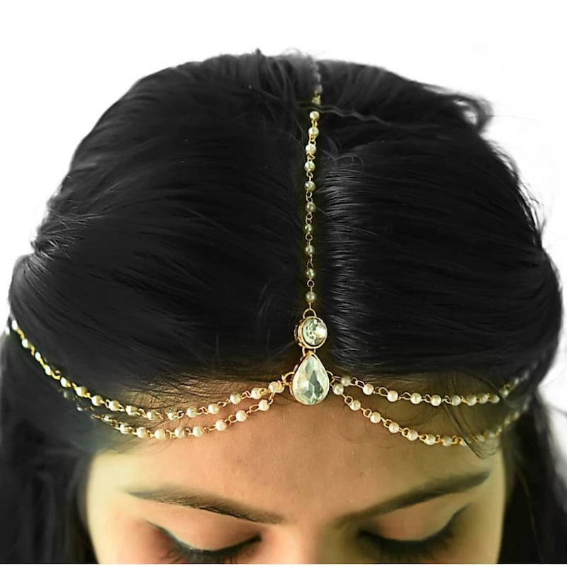 Chain Head Piece - Etsy