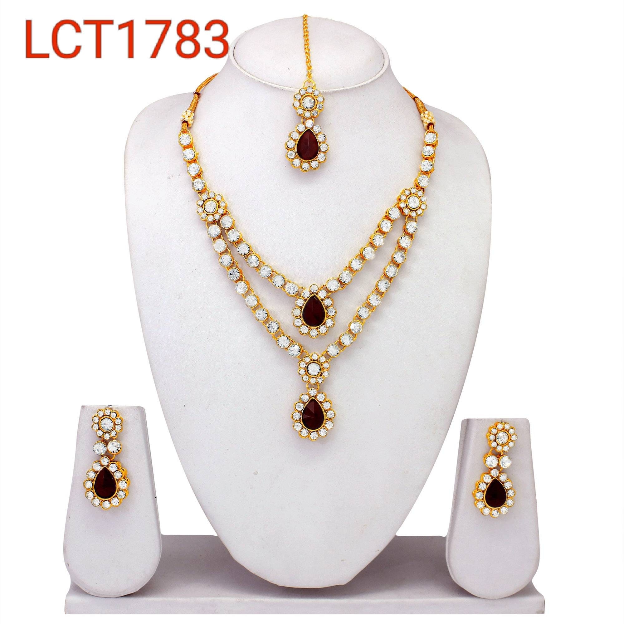 Indian Wedding Jewelry Set Bollywood Fashion Style Gold Plated | Etsy UK
