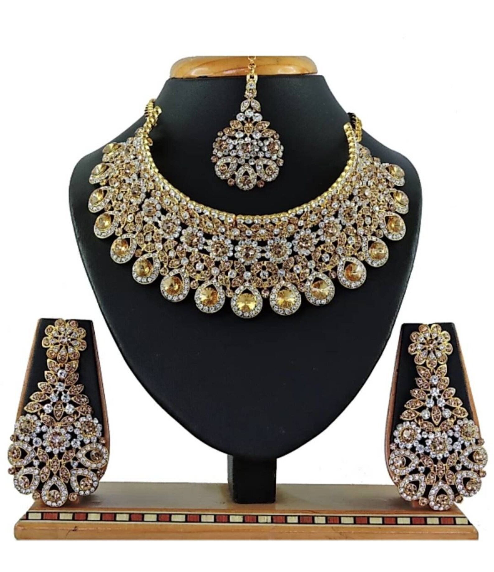 Choker Indian Bridal Jewelry Set ethnic Traditional Wedding - Etsy