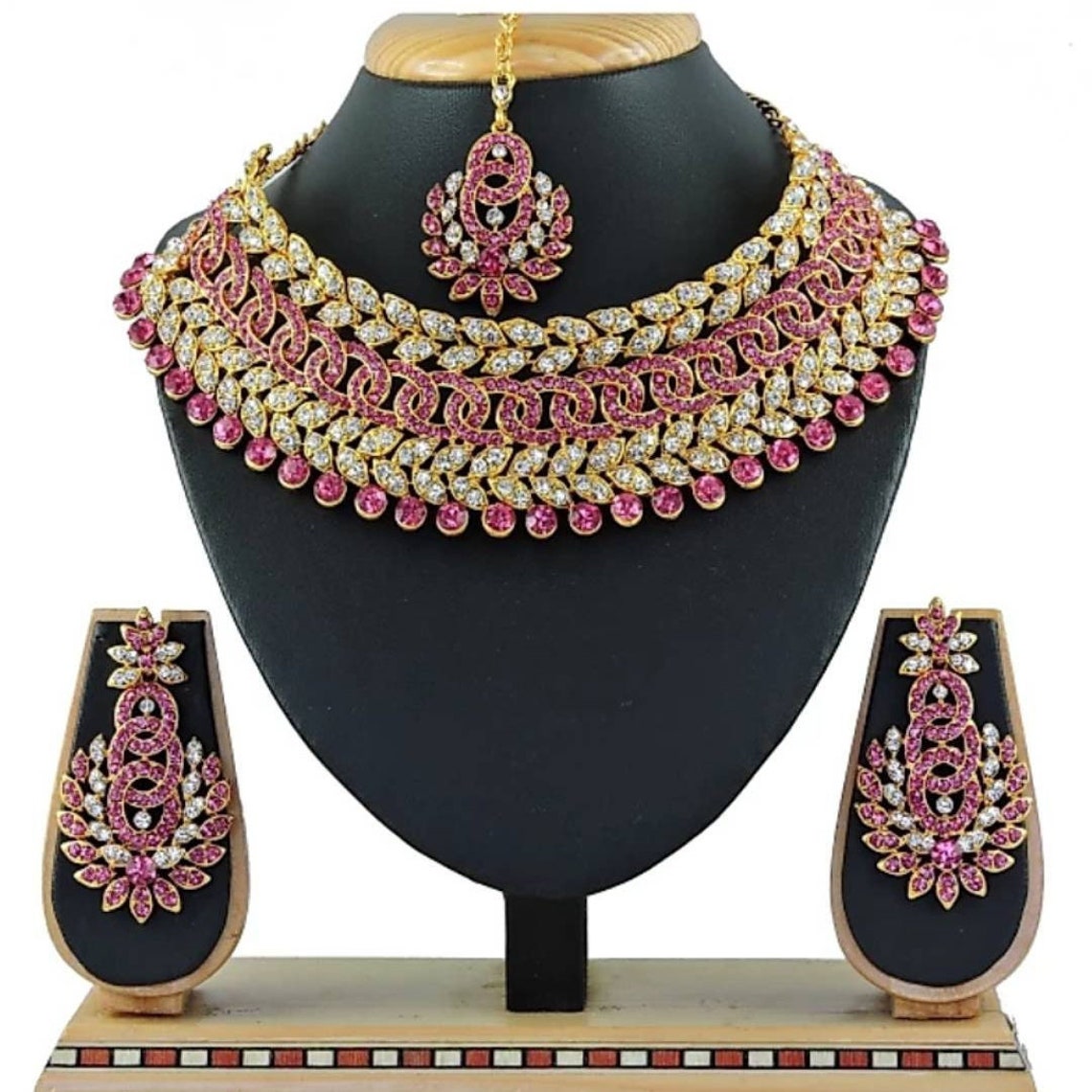 Indian Traditional Wedding Gold Plated Bridal Jewelry Ethnic - Etsy
