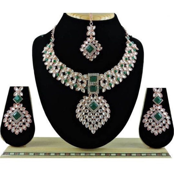 Rose Gold Plated Indian Traditional Wedding & Party Wear - Etsy