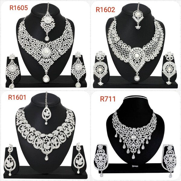 Silver Color Jewelry - Etsy