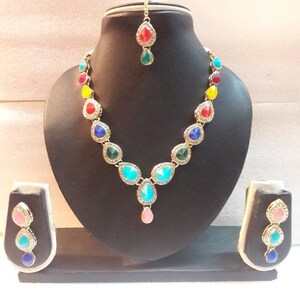 Navrang Statement Indian Bollywood Fashion Style Ethnic Gold - Etsy