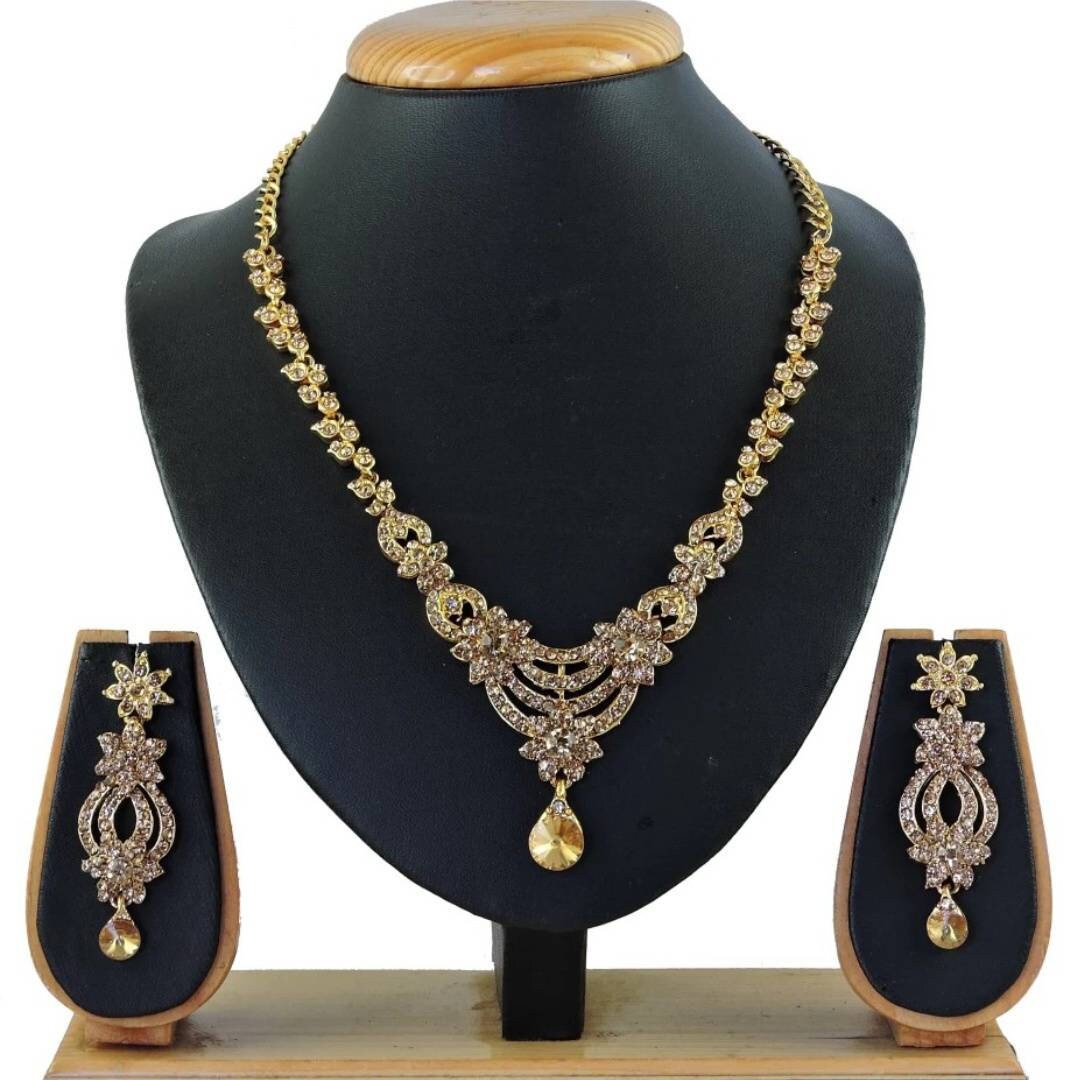 Rhinestone Indian Traditional Wedding & Engegment Gold Plated - Etsy