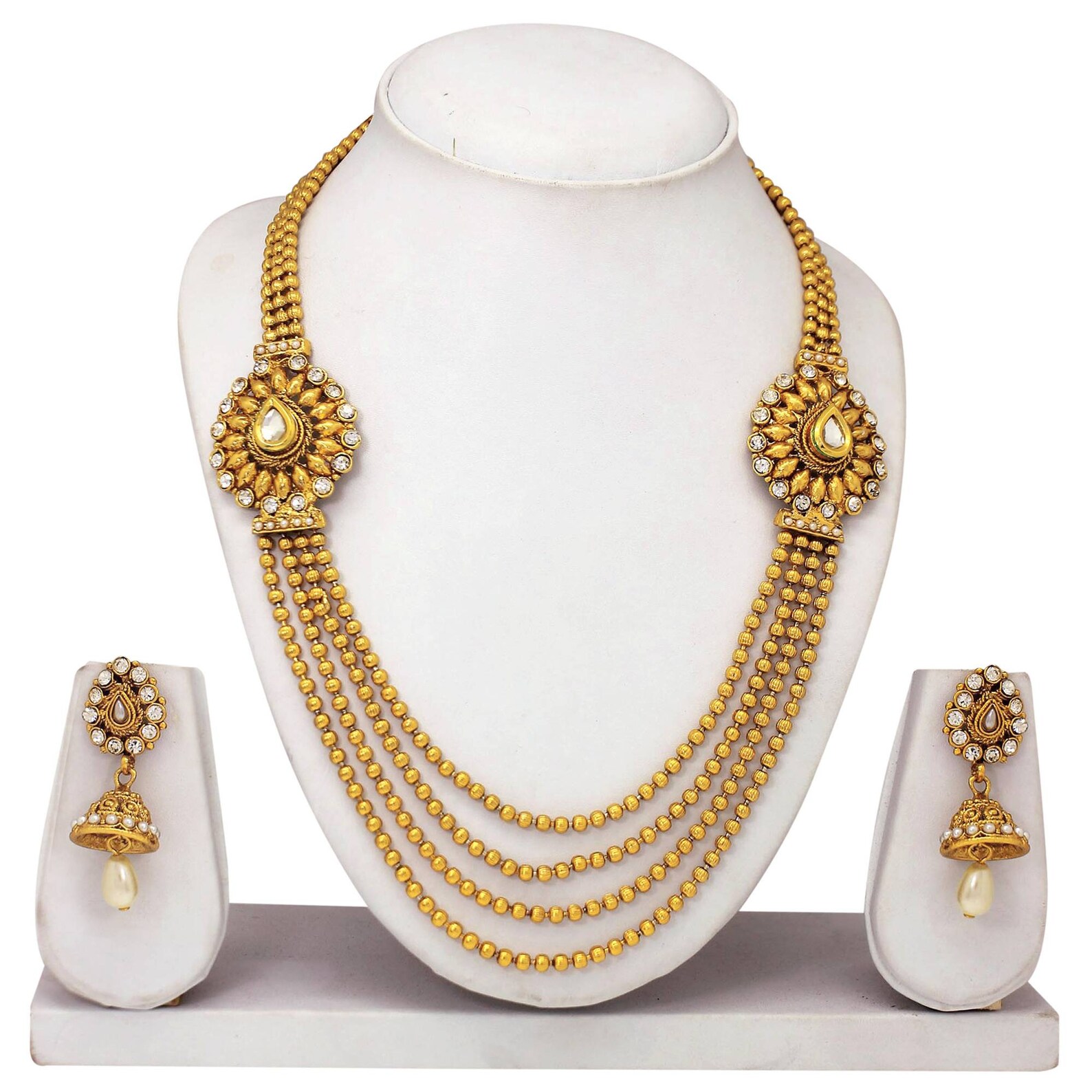 Multi Strings Indian Traditional Fashion Ethnic Gold Plated - Etsy