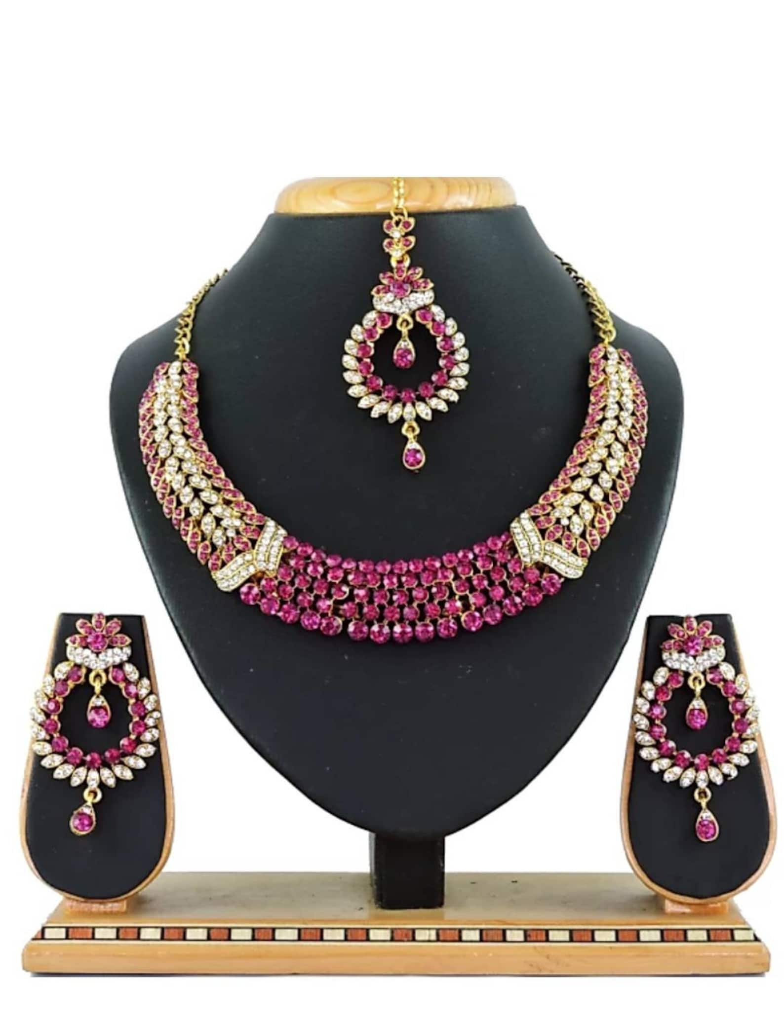 Designer Choker Indian Traditional Bridal and Wedding Gold - Etsy