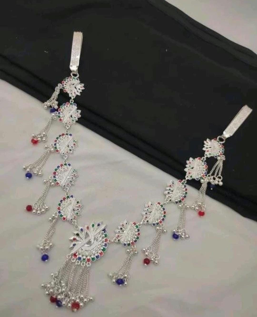 Saree Challa Kamarbandh, Kamarpatta Belly Hips Chain Waist Belt Indian ...