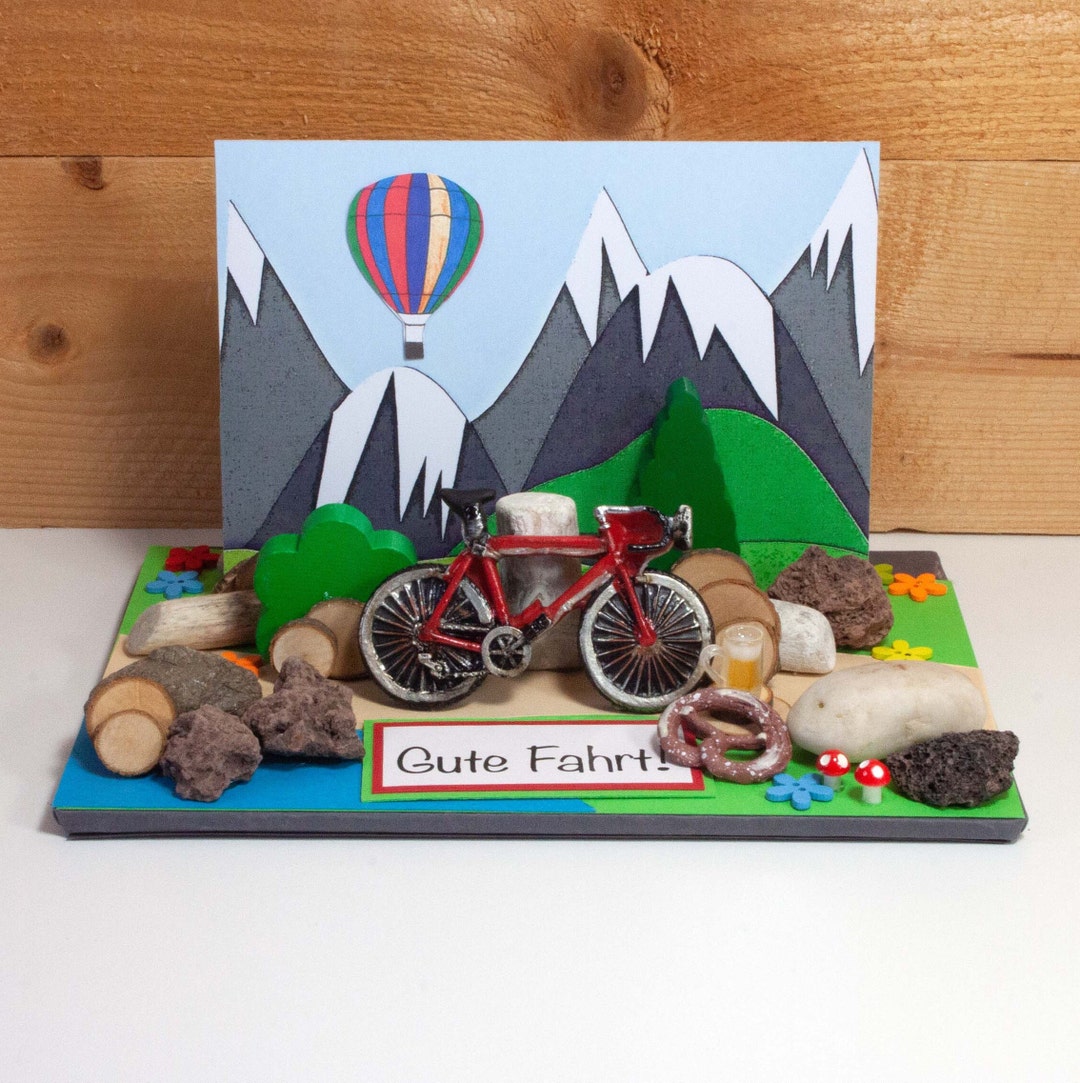 Personalized 3D Bicycle-themed Gift Card for a Cycling Trip or ...