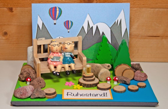 Geldgeschenk Ruhestand Geschenk für Oma und Opa Gutschein - Etsy.de